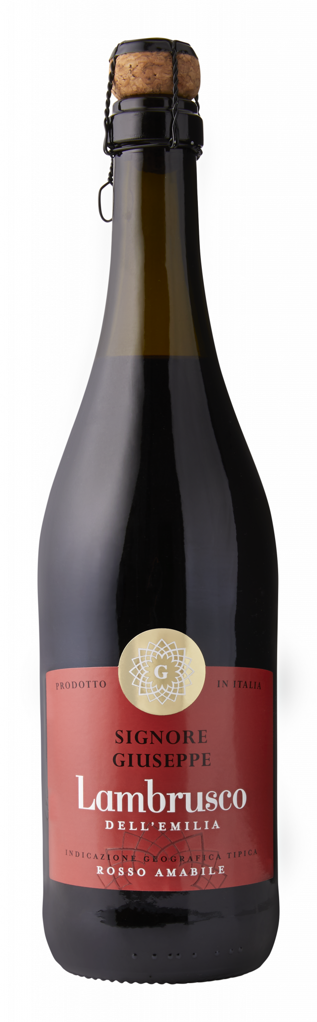 Lambrusco dell’Emilia Rosso amabile • Signore Giuseppe